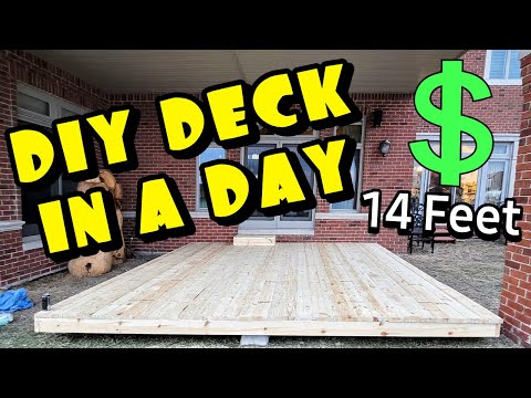 How to Build a Deck DIY on a Budget (backyard ideas & tips)