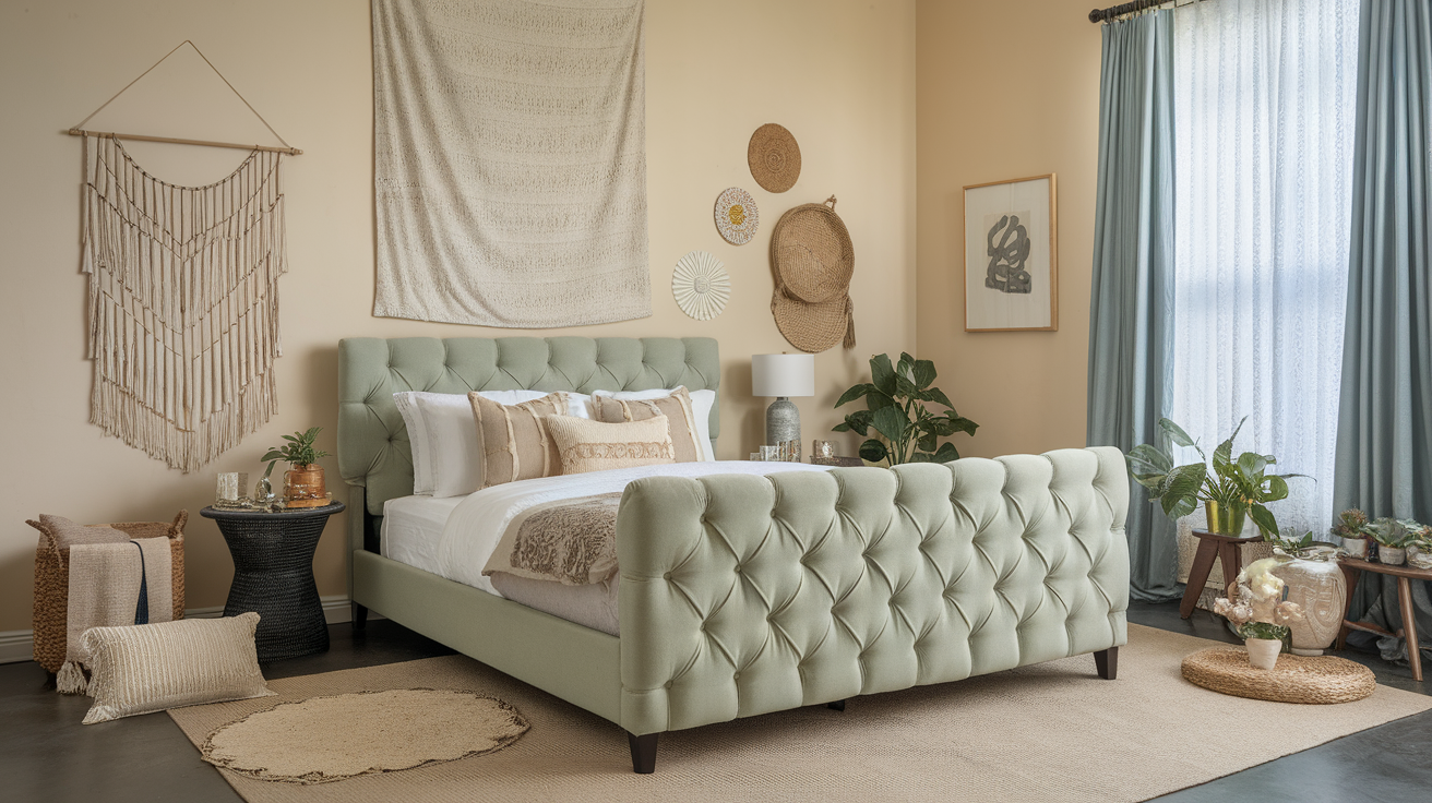 35 Stunning Sage Green Boho Bedroom Ideas for Modern Decor